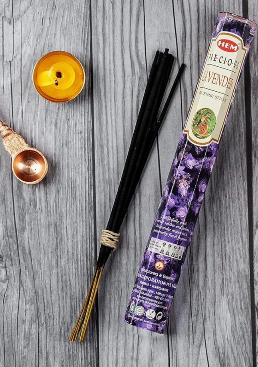 Lavender Incense Stick and Lotus Burner Set – Lavender Pond Farm